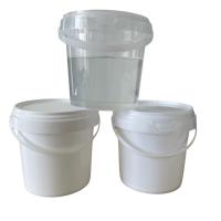China 1L-10L Clear Plastic Buckets with Lid and Handle Multi-Functional Thickness 1.0-2.5mm for sale