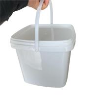 China Square Plastic Bucket 1-25 Liter Heat Transfer Printing for Chemical Containers for sale