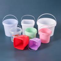 China 5L 10L 15L 18L 20L Square Food Container Plastic Bucket with Lid and Handle Accessories for sale