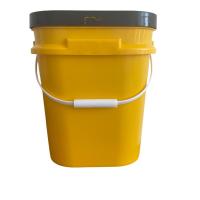 China Food Grade 20 Liter Square Bucket for Coffee Bean Preservation and Storage for sale
