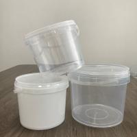 China Chemical Grade 500ml 10 Liter Plastic Buckets Food Bucket in Round or Square Shape for sale