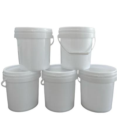 China Bucket 500ml-5l Clear White Plastic Bucket for Popcorn Drinks Ice Cream Butter and More for sale