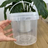 China Silk Screen/Heat Transfer/IML Printing 11L Plastic Bucket with Lid Polypropylene Buckets for sale