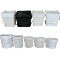 China Recycle Square Plastic Bucket with GAP/ISO/FDA Approved Chemical Resistance for sale
