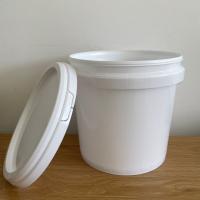 China Round or Square 5L Plastic Buckets with Iron Handle Customizable and Durable for sale