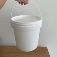 China 500ml/750ml/1000ml Small Food Grade Round Plastic Buckets with Sealed Lids and Material for sale