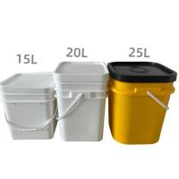 China 1.0 to 2.5 MM Thickness Plastic Storage Pail Tubs Barrel and Square Bucket for sale