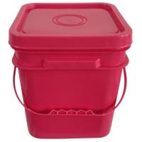 China 1.0 to 2.5 MM Thickness Plastic Storage Pail Tubs Barrel and Square Bucket for sale
