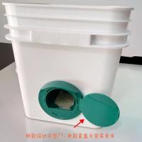 China Leak Proof Square Plastic Bucket for Water and Animal Feeding 1.0 to 2.5 MM Thickness for sale