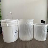 China White Custom 1 2 3 4 5 6.5 Gallon Food Grade Safe Plastic Buckets with Lids Liner for sale