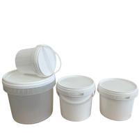 China 500ml-5L Popcorn Plastic Bucket Container for Epoxy Recycle and 1.0 to 2.5 MM Thickness for sale