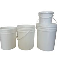 China Supply Plastic Bucket with Metal Handle Thickness 1.0-2.5mm Certificate GAP/ISO/FDA for sale