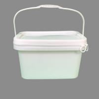 China Transparent 1-20L Plastic Bucket with Easy Open Lid Thickness 1.0-2.5 MM Easy to Open for sale