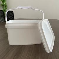 China Tool Durable 3L 5L Plastic Bucket with Printed or Sticker Label and Buckets Lid Handle for sale