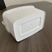 China Customize 3L 5L Easy Open Rectangular Bucket Plastic Bucket with Lid and Handle for sale