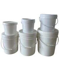 China PP Pail Container Plastic Bucket with Tear-Band-lid Customizable Printing Options for sale