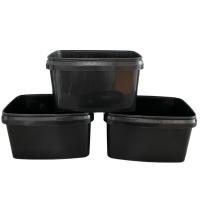 China GAP/ISO/FDA Certified IML Printed Dog and Cat Pet Food Square Bucket Rectangle Barrel Pail for sale