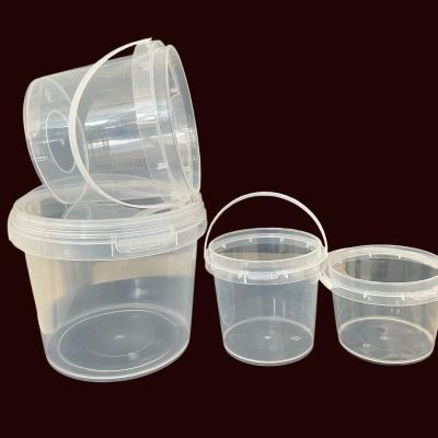 China 16/24/32 oz Square Food Container Tub for Popcorn Candy Buckets Lid and Handle Included for sale