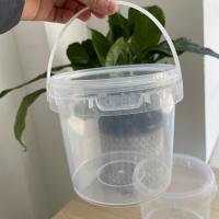 China 16/24/32 oz Square Food Container Tub for Popcorn Candy Buckets Lid and Handle Included for sale
