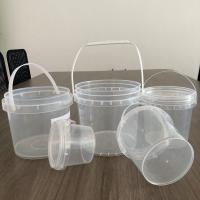 China Food Grade Plastic Bucket Supply Round Delivery Container with GAP/ISO/FDA Certificate for sale
