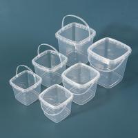 China 1L 2L 3L 4L 5L Plastic Pail Microwave Oven Food Grade Popcorn Snack Bucket Container for sale