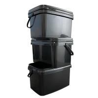 China 20L Plastic Pail Barrel Drum Bucket with Lid Heavy Duty and Industrial Strength for sale