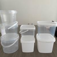 China Food Grade Customize 5L Plastic Square Bucket for Food Storage and Packaging for sale
