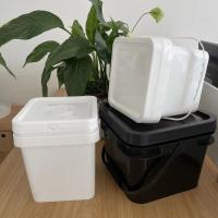China 1L-5L Printed Food Plastic Bucket with Silk Screen Printing and Heat Transfer Printing for sale