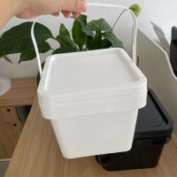 China 1L-5L Printed Food Plastic Bucket with Silk Screen Printing and Heat Transfer Printing for sale