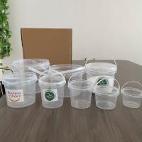 China 1.0-2.5 MM Thickness Jumbo Buckets with Accessories Lid Handle Made in Plastic Tubs for sale