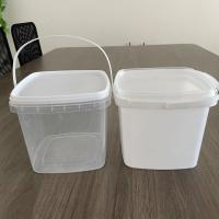 China 1.0-2.5 MM Thickness Jumbo Buckets with Accessories Lid Handle Made in Plastic Tubs for sale