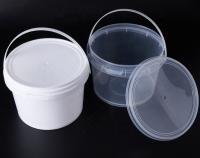 China Food Grade Plastic Container For Ice Cream Candy With Lid 200ml 300ml 500mL 750ml 1L for sale