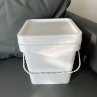China 5L Sealed Plastic Bucket Square Shape for Industrial and Agricultural Needs for sale