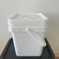 China Customizable Square Plastic Pail for Storage of Nuts Toys Chemicals and Fertilizers for sale