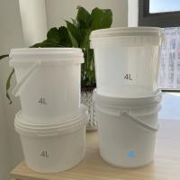 China 4L Tool Container Bucket with Lid Made of Polypropylene/HDPE and Food Grade Plastic for sale
