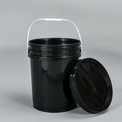 China Food 90 mil Thickness 5 Gallon Bucket with Lid Round or Square Paint Container Bucket for sale