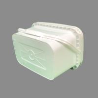 China 3 Liters Clear White Plastic Pail with Lid Tamper Proof Food Storage Container for sale