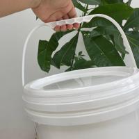 China 20L Heavy Duty Plastic Bucket with Lid and Metal Handle Certified by GAP/ISO/FDA for sale