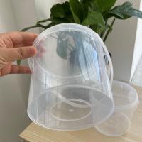 China 1.0MM-2.5mm Thickness Food Grade Plastic Bucket with Lid Clear White for sale