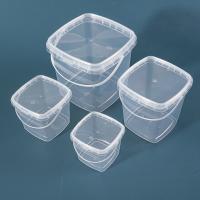 China Industrial Plastic Bucket with Lid 500ml Capacity Customizable Design for sale
