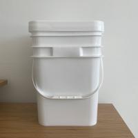 China 20KG HDPE Plastic Pail Bucket for Coffee Pet Treat Easy-Opening Lid and Air Tight Seal for sale