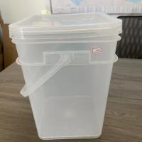 China 15 ltr Durable Transparent Bucket Plastic Pail for Industrial and Commercial Purposes for sale