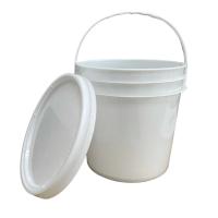 China 1L-5L Customize Yogurt Sauce Snacks Food Storage Container Bucket with Lid and Handle for sale