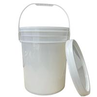 China Black Plastic Paint Bucket with Lid 5L 8L 10L 15L Durable and GAP/ISO/FDA Certified for sale