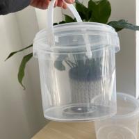 China 1L Tubs Packaging for Popcorn Fairy Floss Food Bucket Tubs Customize GAP/ISO/FDA Certified for sale