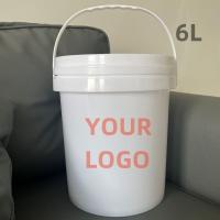 China 6 Liter Plastic Pail with Lid Customize and Certified by GAP/ISO/FDA from Plastic Bucket for sale