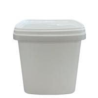 China 1 Gallon Square Pail Plastic Bucket Square and Leak Proof Construction for sale