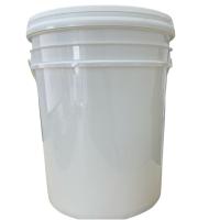 China Recyclable Food Packaging 5KG 20KG Plastic Bucket with Lid and Metal Handle for sale