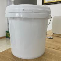 China Recyclable Food Packaging 5KG 20KG Plastic Bucket with Lid and Metal Handle for sale