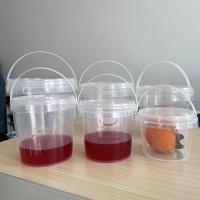 China Food Bucket 500ml-10L Plastic Buckets with Lid Handle and Accessories Included for sale